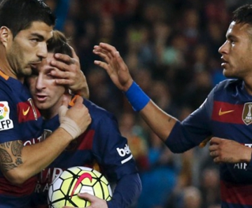 Trio MSN chega aos 122 gols e já iguala marca da temporada passada