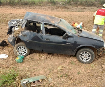 Acidente na BR-163 deixa duas vítimas em estado grave