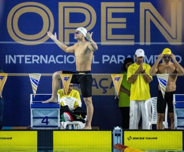 Sete brasileiros garantem índice para o Mundial de natação paralímpica